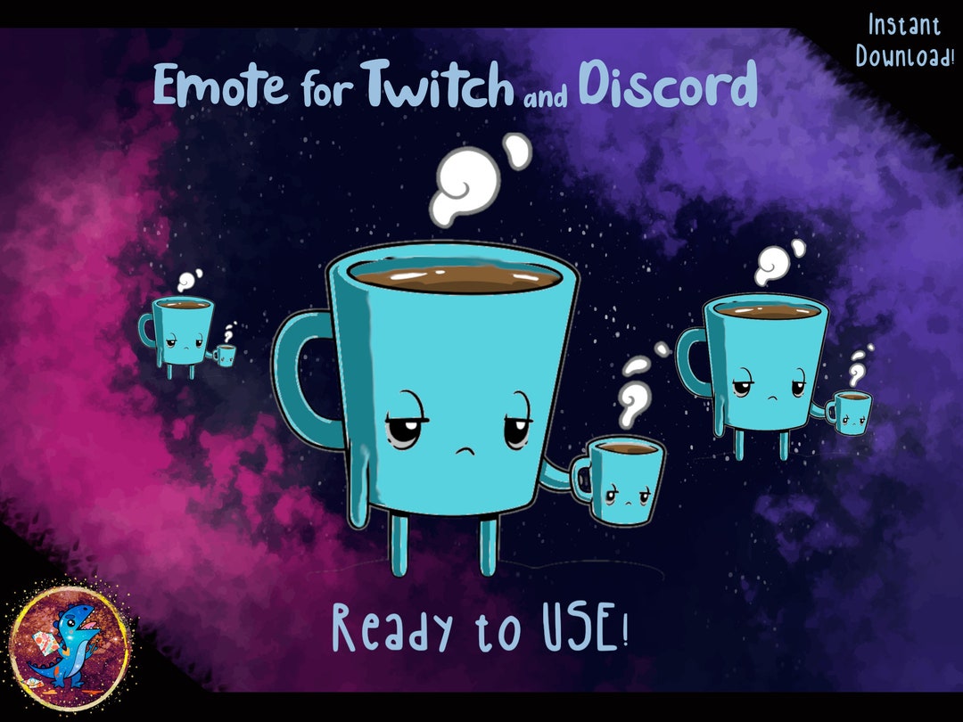 Moar Coffee Emote for Twitch or Discord - Etsy