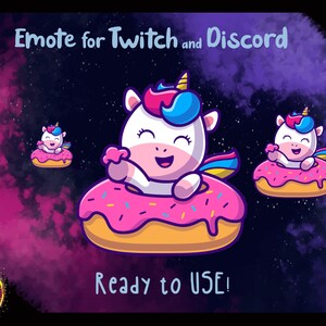 Cute Unicorn Fart Emote for Twitch or Discord - Etsy