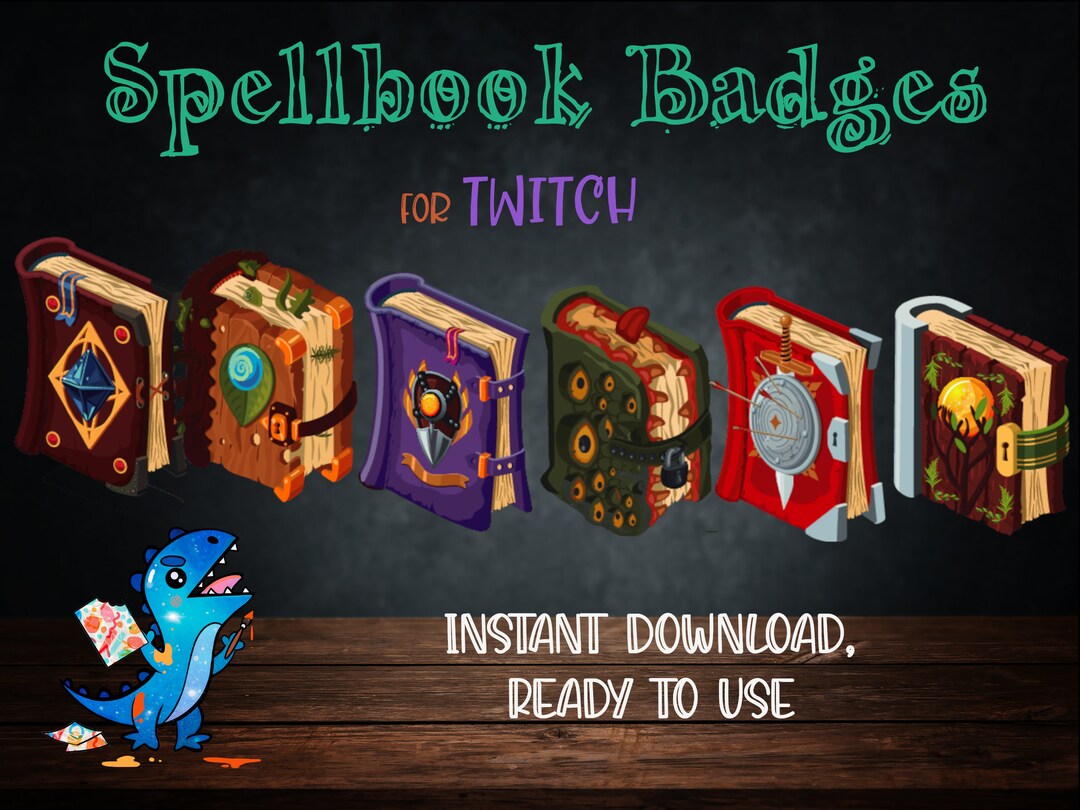 Spellbook Badges for Twitch - Etsy