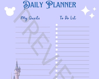 Dreamlight Valley Planner Full Planner: Characters, Daily Checks ...