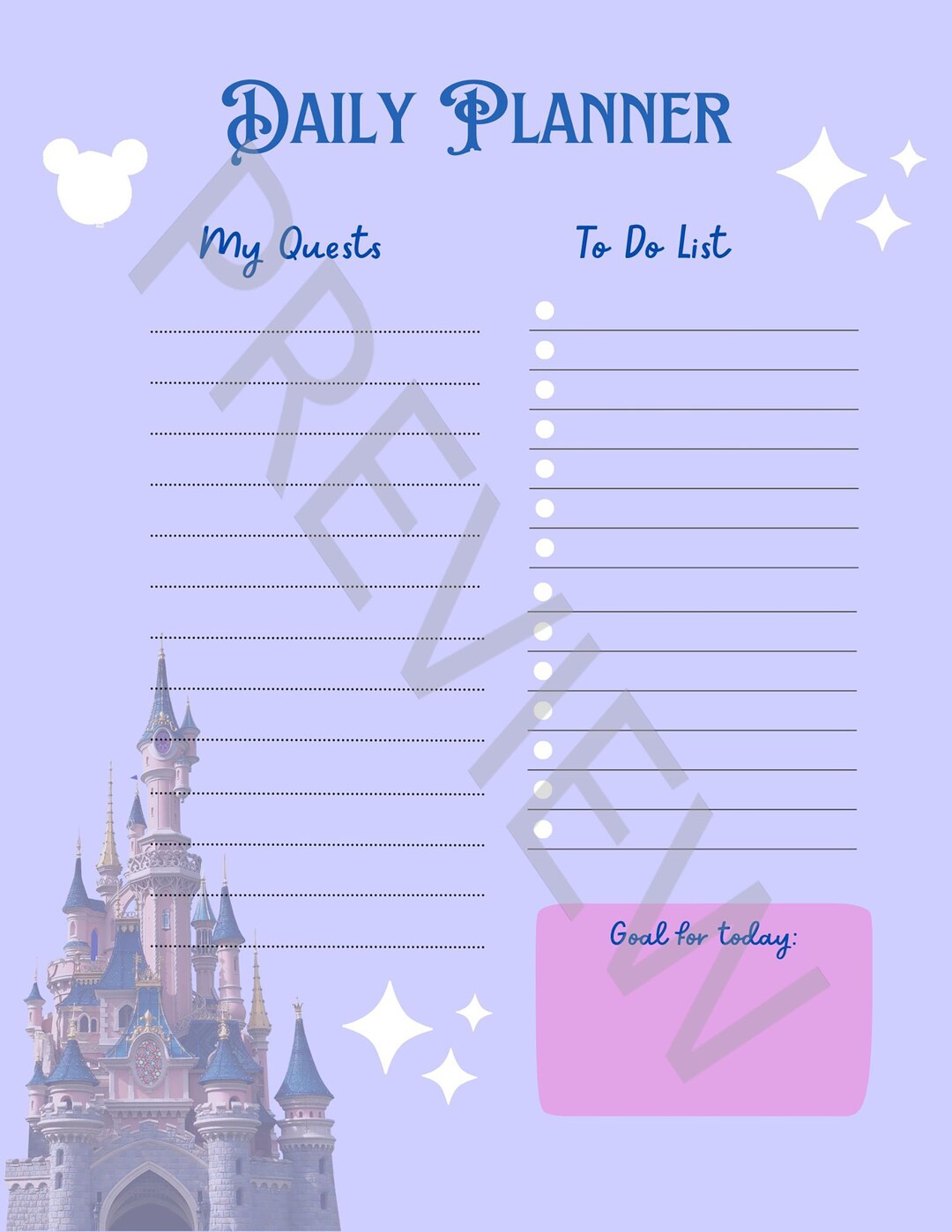 Dreamlight Valley Planner - Etsy