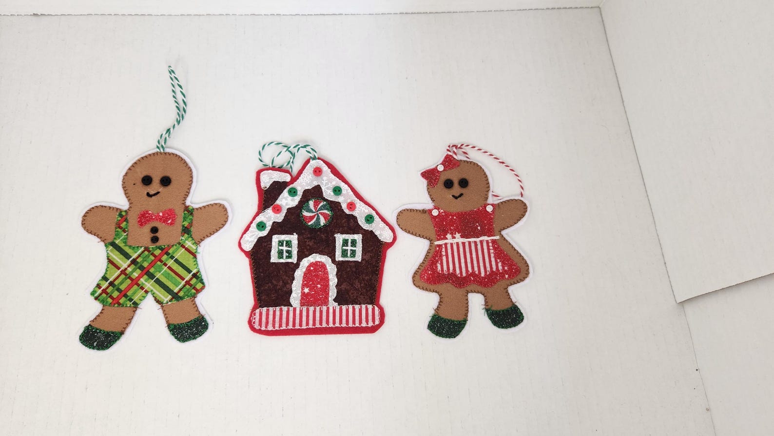 Gingerbread Ornament Set - Etsy
