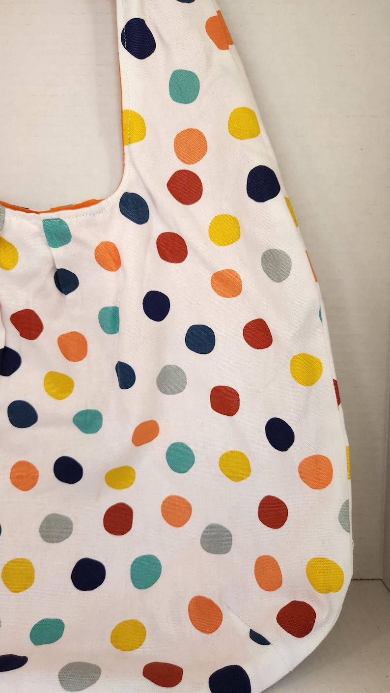Polka Dot Tote Bag - Etsy