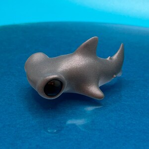 Cute Hammerhead Figurine Baby Shark Model Miniature Shark Hammerhead ...