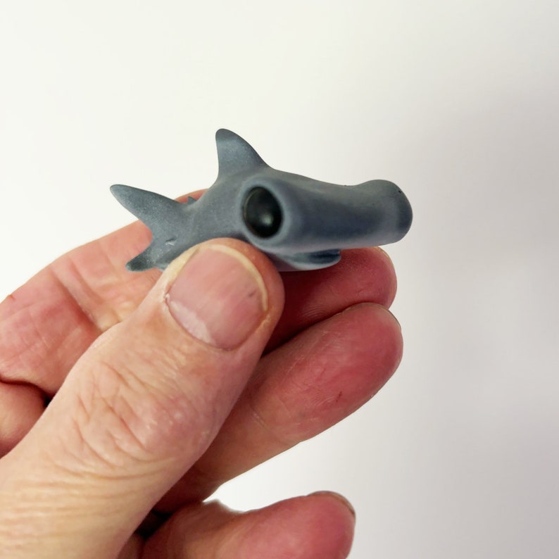 Cute Hammerhead Figurine Baby Shark Model Miniature Shark - Etsy