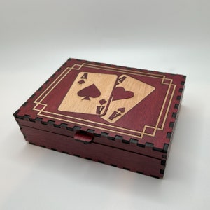 Playing Card Box SVG Card Box Card Holder File Playing Card Case Gift ...