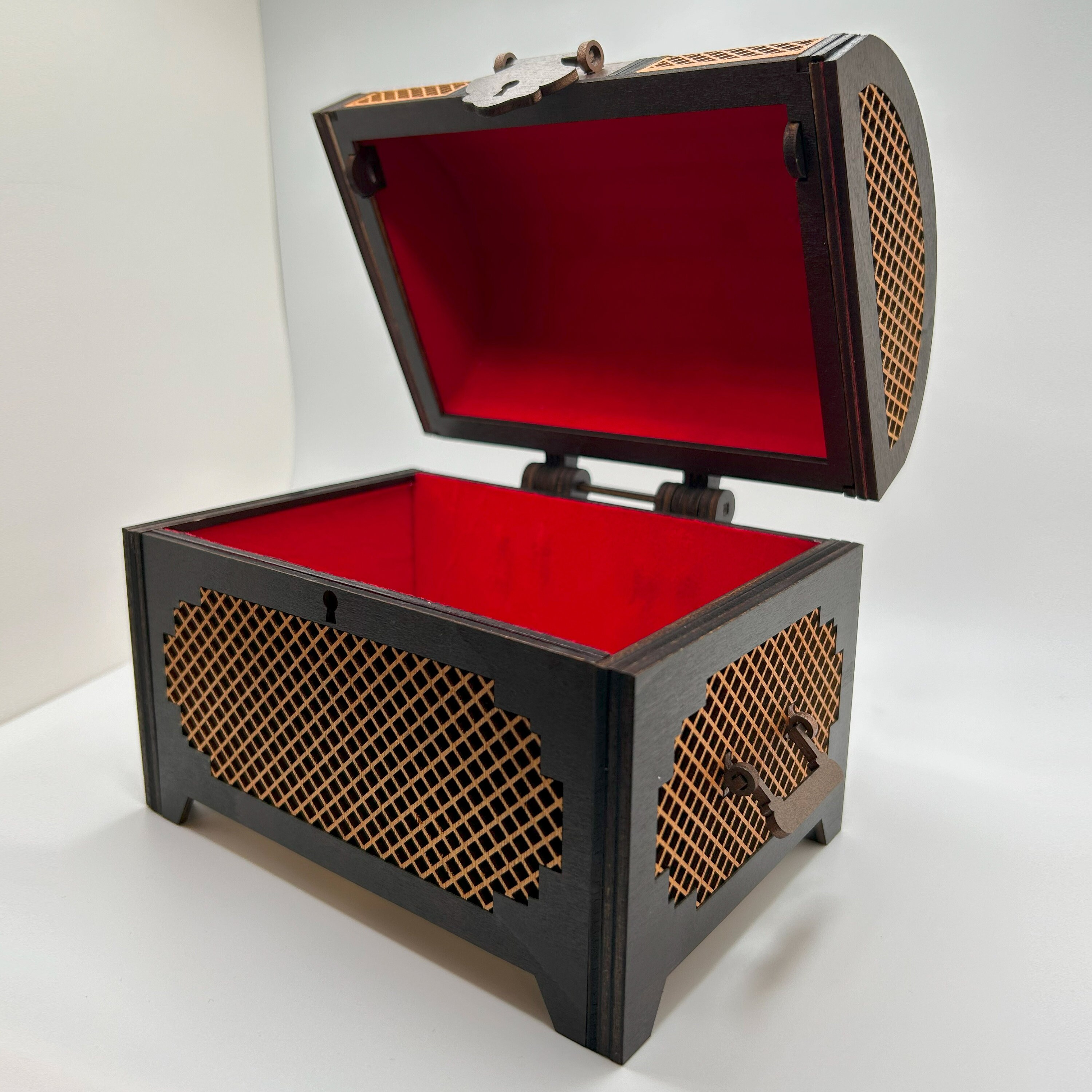 Laser Cut Box Large Detailed Jewelry Chest Digital File to Make Jewelry ...