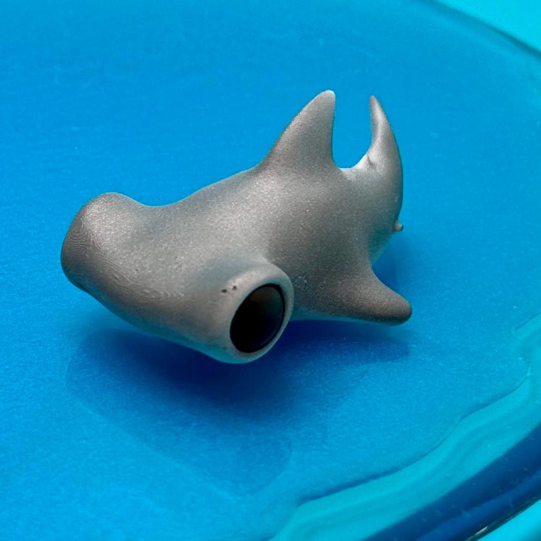 Cute Hammerhead Figurine Baby Shark Model Miniature Shark Hammerhead ...