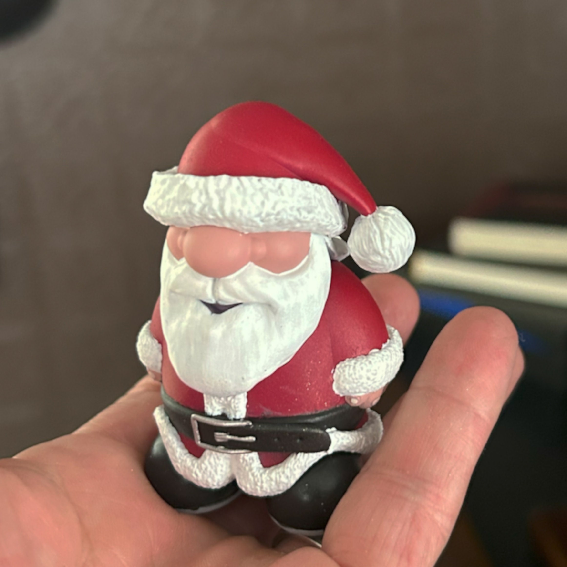 STL File to 3D Print Cute Santa Figurine Cute Christmas Figure Holiday ...