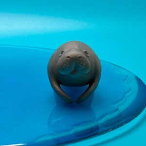 Manatee Figurine Baby Manatee Model Manatee Gift Sea Life Figure - Etsy