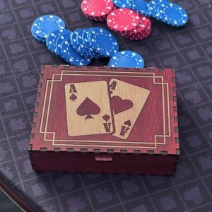 Playing Card Box SVG Card Box Card Holder File Playing Card Case Gift ...