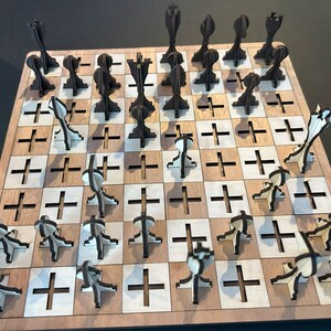 Laser Cut Chess Set Digital Download | File to Make Chess Set Laser Cut ...