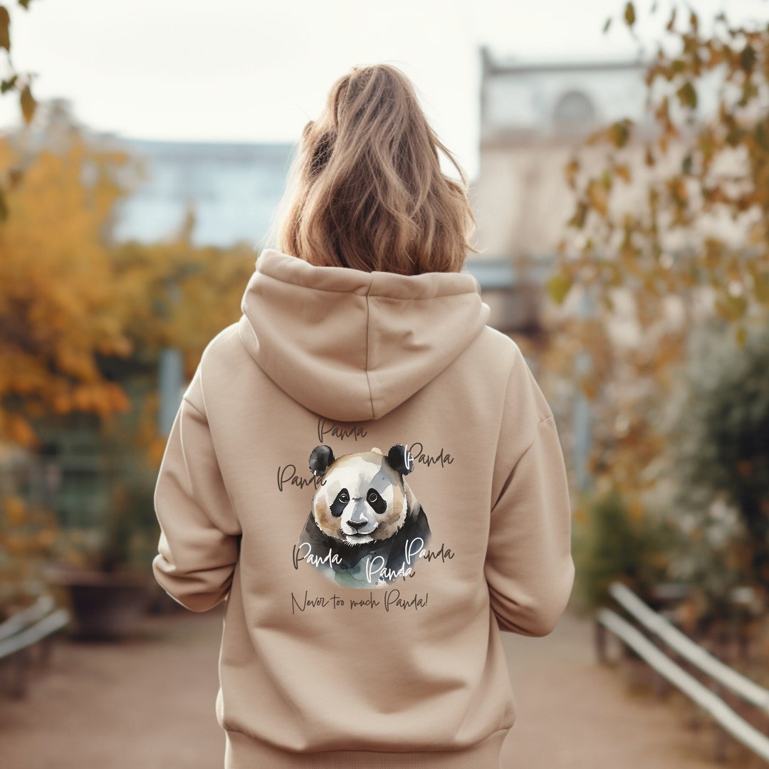 Cute Panda Hoodie Giant Panda Sweatshirt Gift for Panda Lover - Etsy
