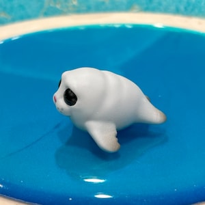 Baby Seal Figurine Seal Model Miniature Seal Gift Figurine 3D Printed ...