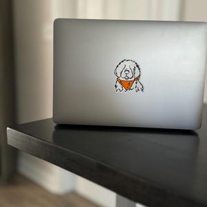 Newfie Bandana Sticker Newfoundland Dog Sticker Newfie Mom Gift for ...