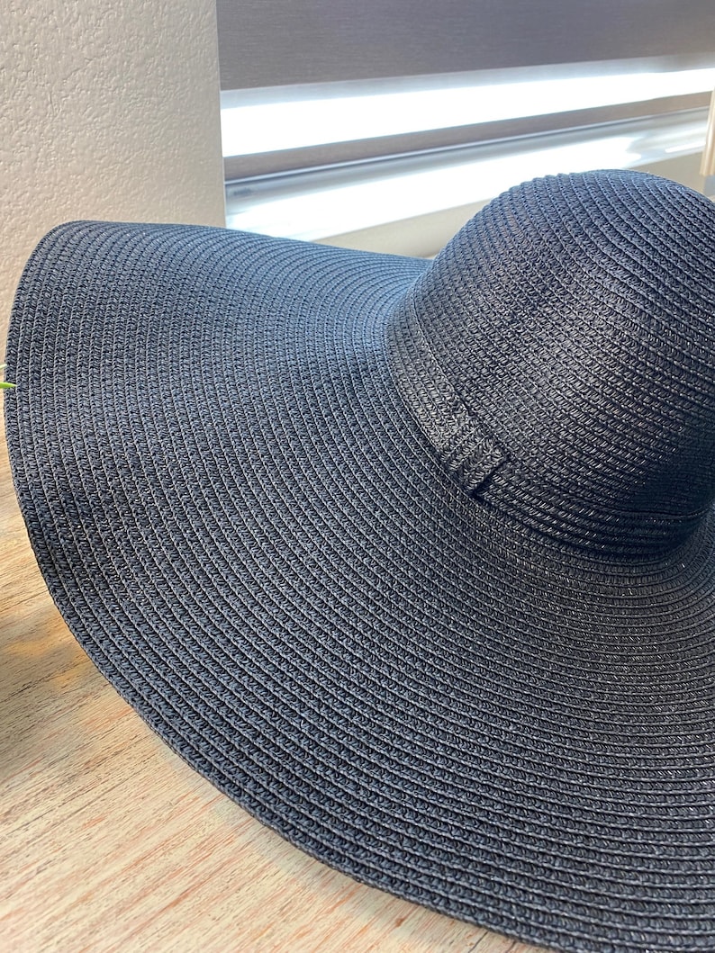 Wide Brim Straw Hat, Extra Wide Sun Hat, Extra Large Beach Hat, Extra ...