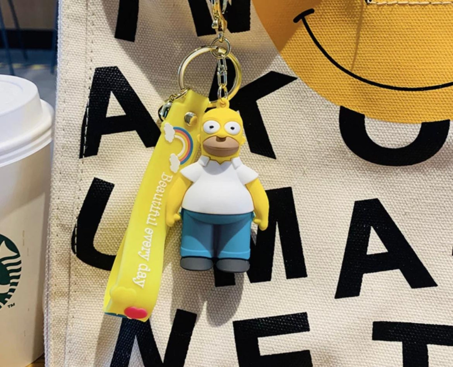 THE SIMPSONS KEYCHAIN - Etsy