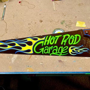 Custom Pinstriped Hand Saw - Etsy