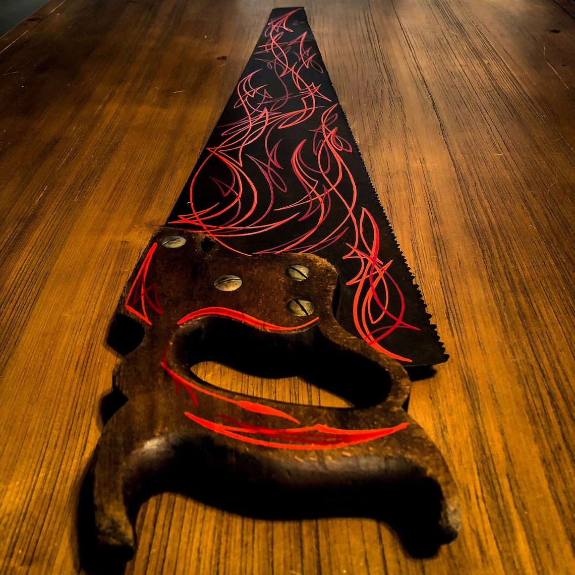 Custom Pinstriped Hand Saw - Etsy