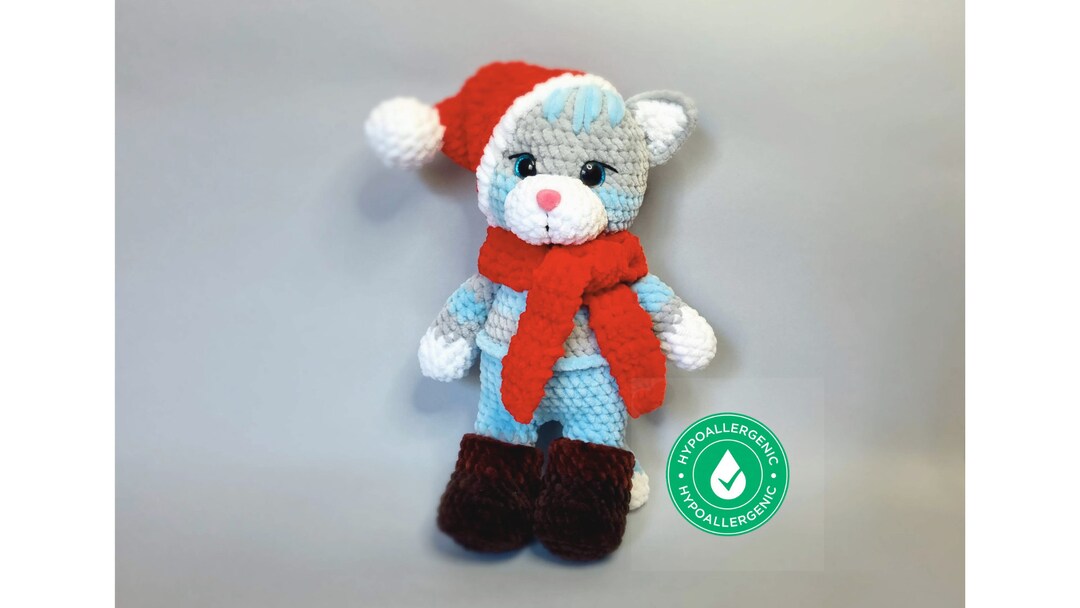 Ready to Ship Crochet Kitty Cat Plushie, Custom Toys Plushes, Knitted ...