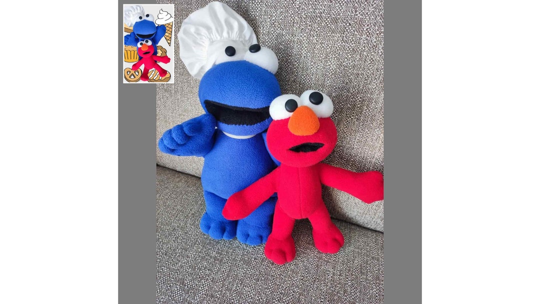 Toys Sesame Street, TV Cartoon Character: Handcrafted Plushies Inspired ...