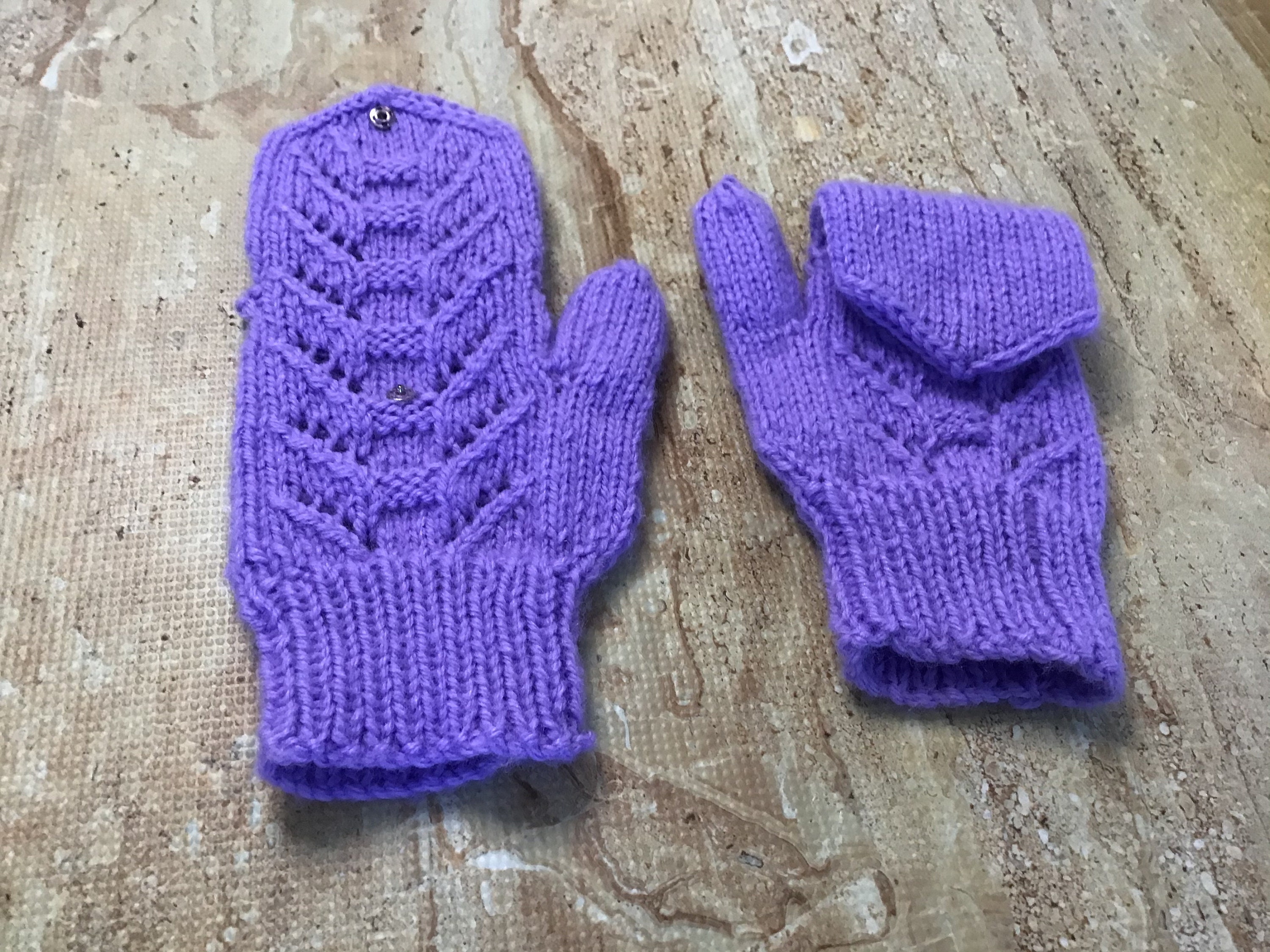 Cool Breeze Flip Top Mittens Knitting Pattern - Etsy