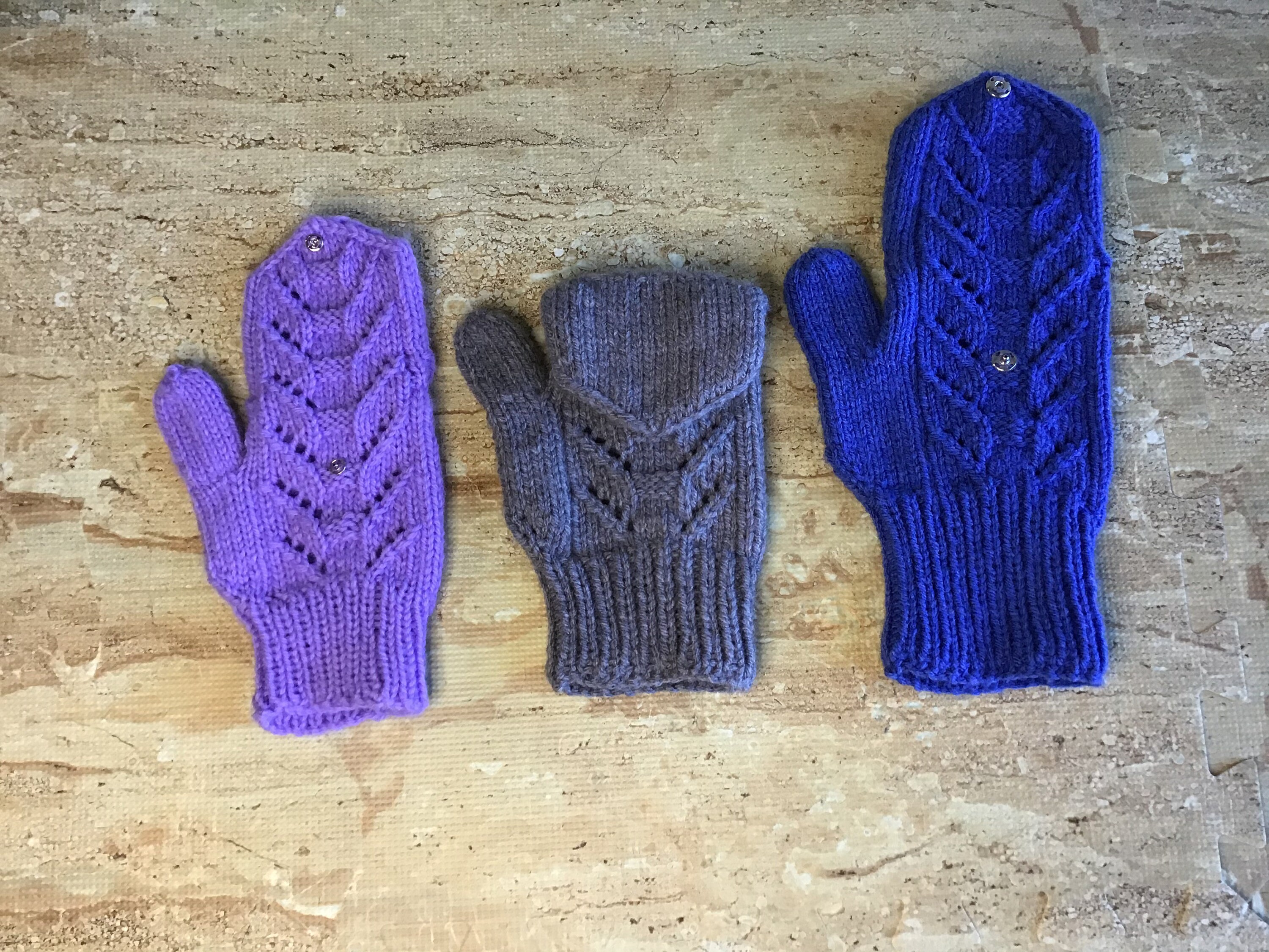Cool Breeze Flip Top Mittens Knitting Pattern - Etsy