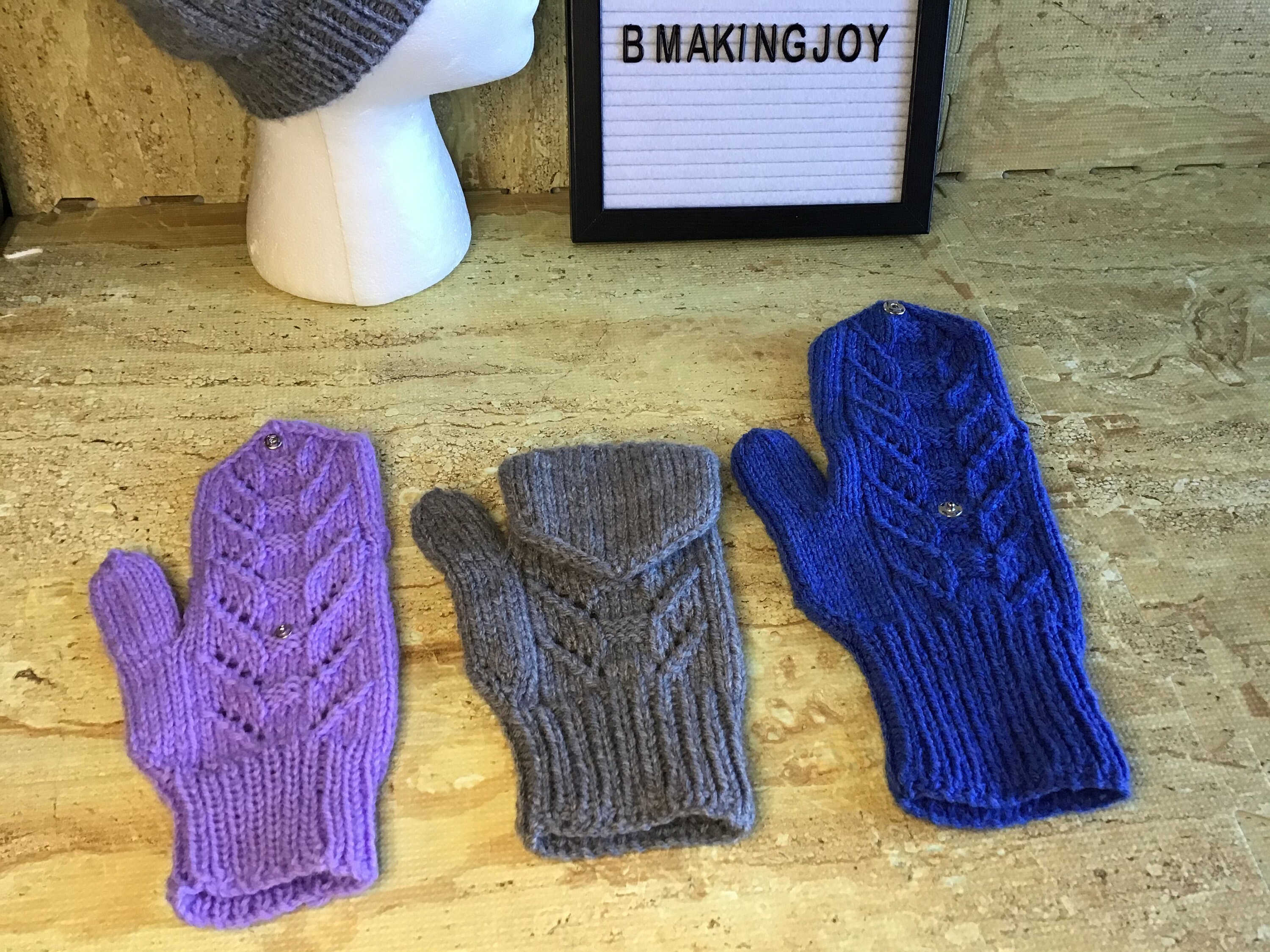 Cool Breeze Flip Top Mittens Knitting Pattern - Etsy