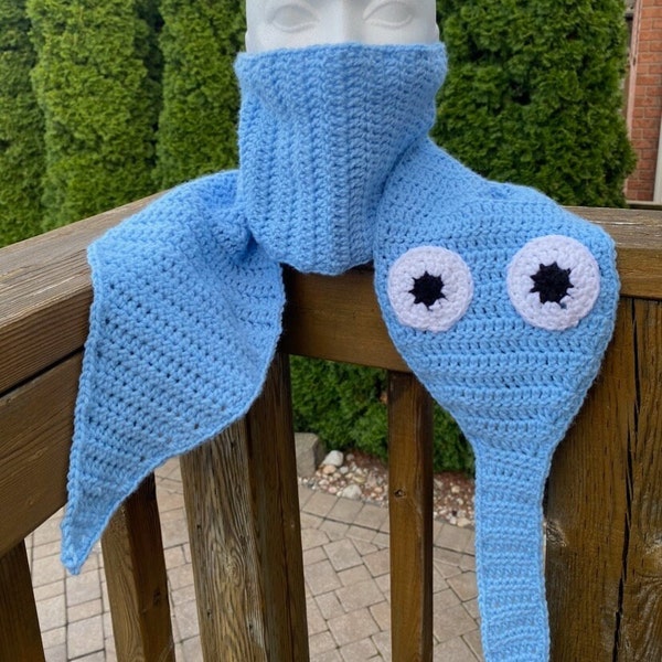 Crochet Worm Scarf - Etsy