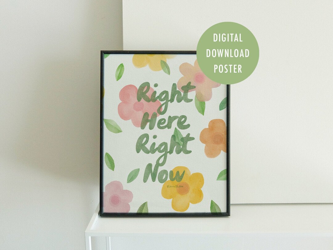 Watercolor Illustration Poster Digital Download Poster - Etsy