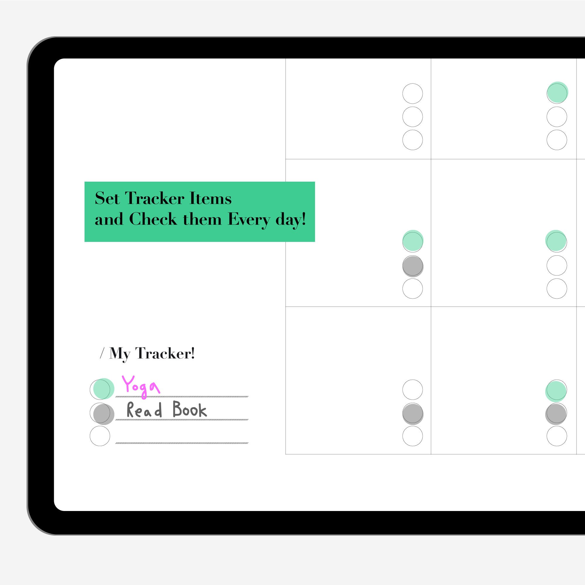2021 PDF Calendar for Goodnotes App Digital Download Undated - Etsy