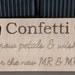 Wedding Confetti Sign - Etsy