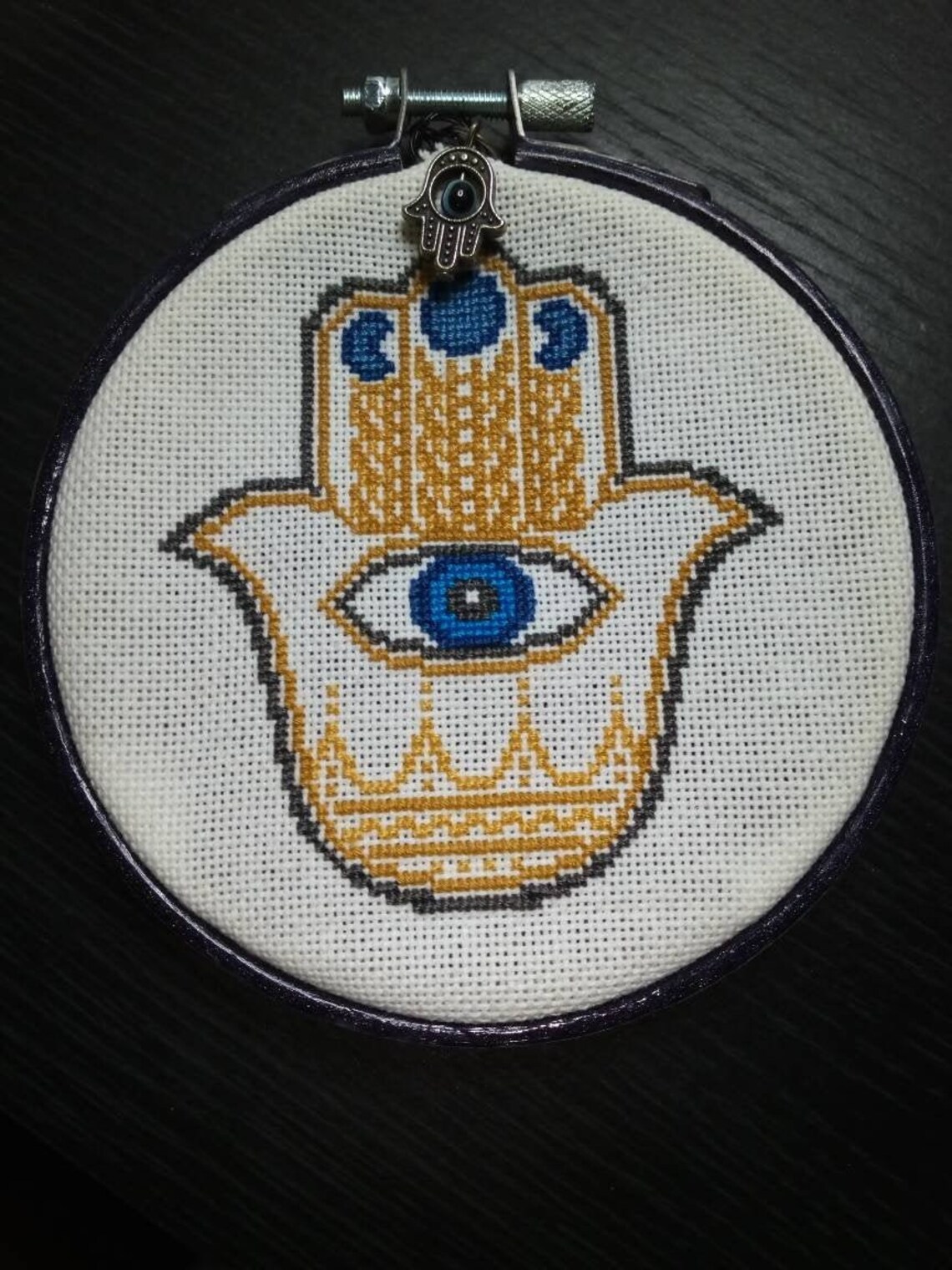 Hamsa Hand Cross Stitch Pattern - Etsy