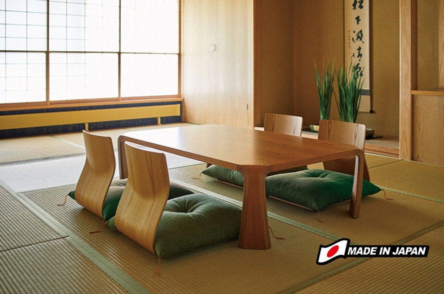 Made in Japan simple zaisu legless japanese floor chair | Etsy