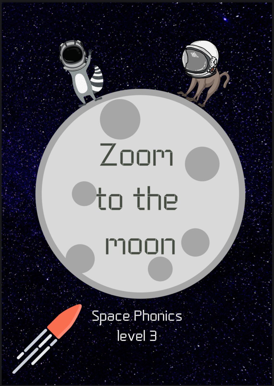 Zoom to the Moon Space Phonics - Etsy Canada