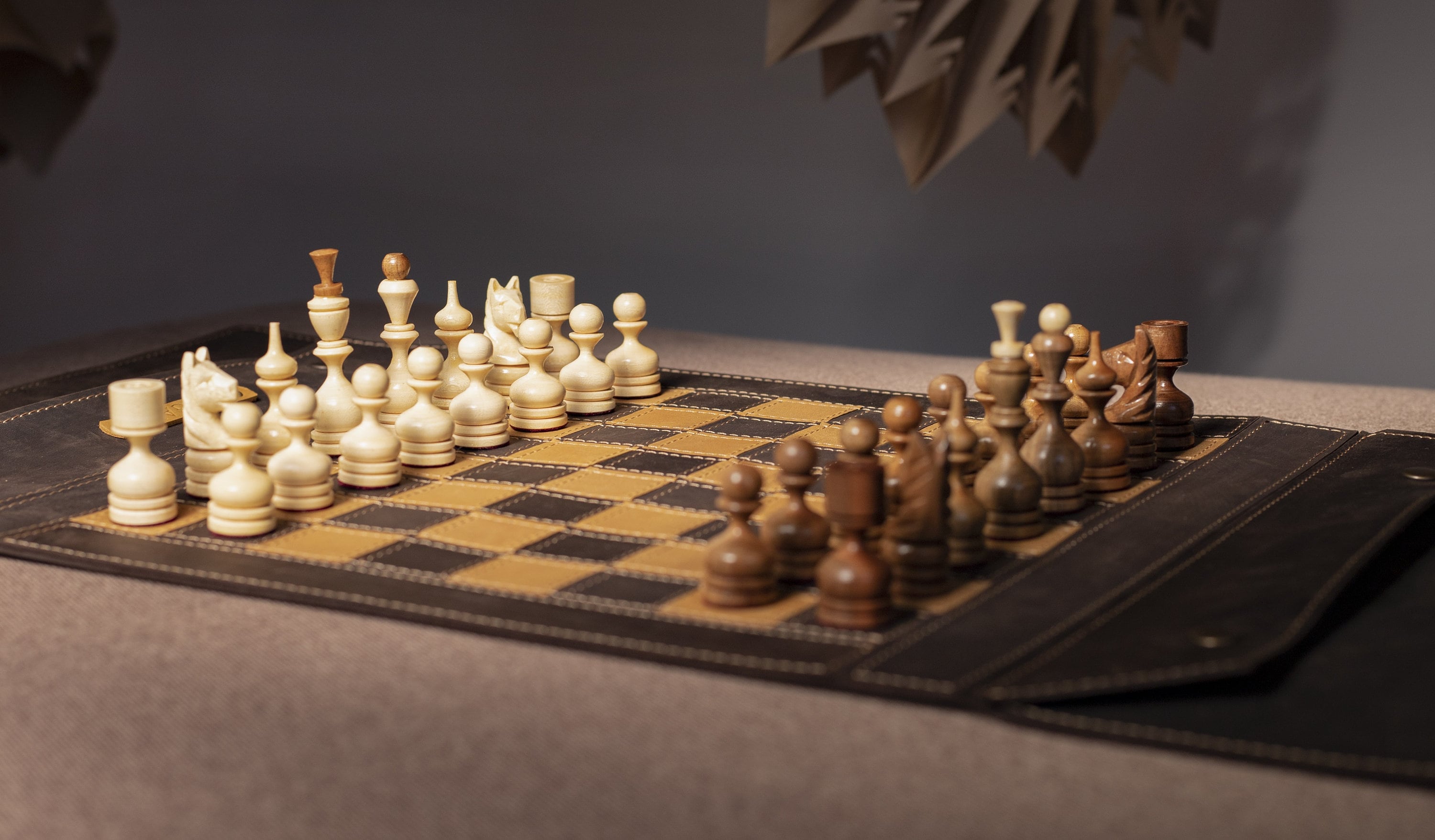 Luxury Chessboards Unique Leather Chess Board Set Leather - Etsy
