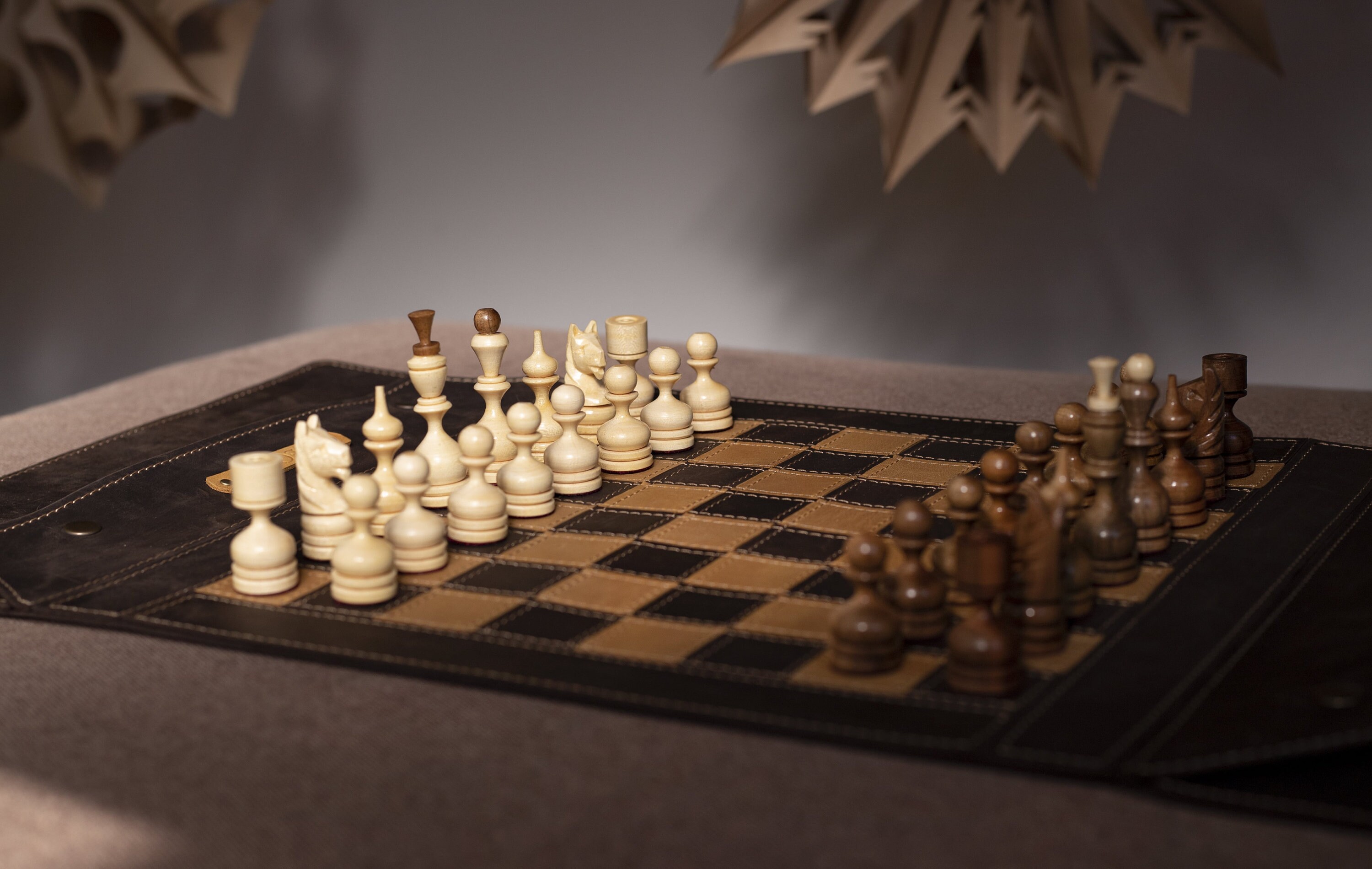 Luxury Chessboards Unique Leather Chess Board Set Leather - Etsy