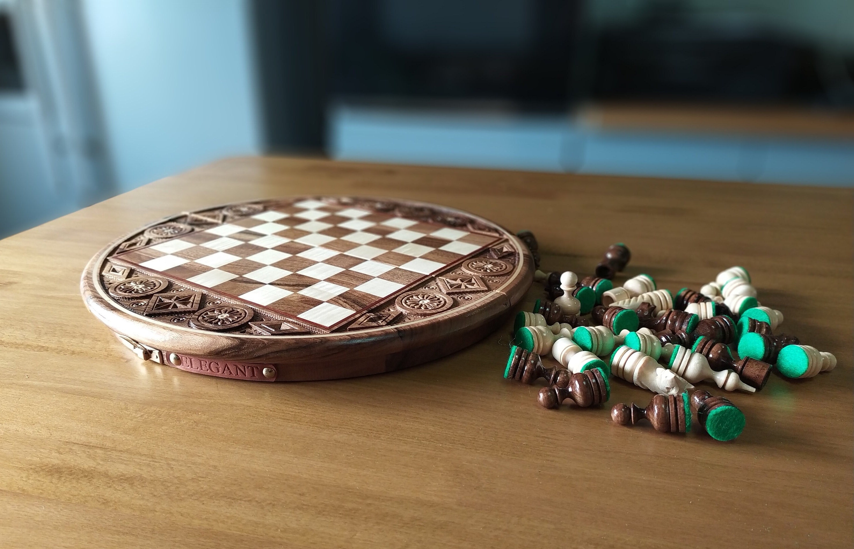 Wooden Chess Set Chess Original Chess Set Checkers Large Chess - Etsy