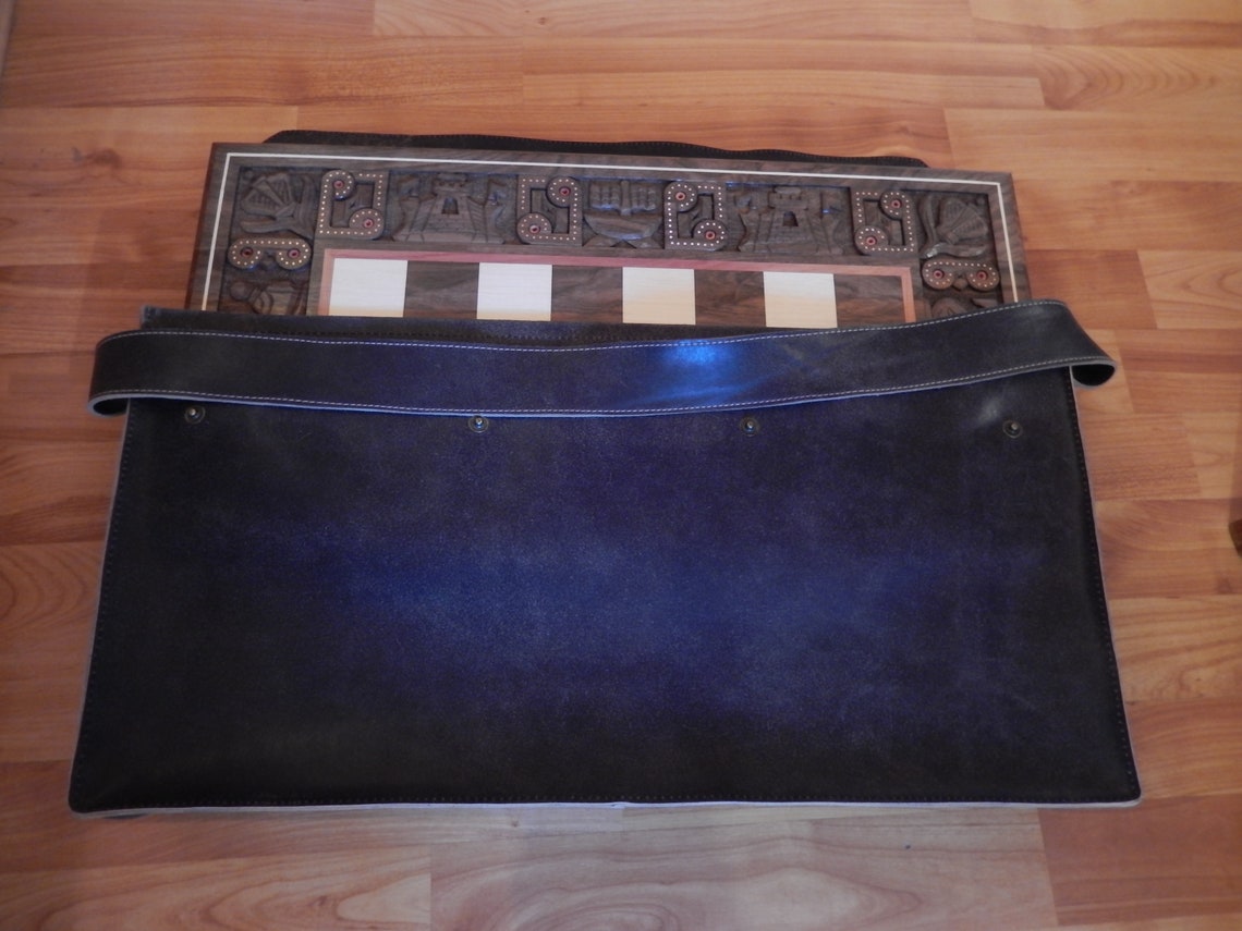 Chess Bag, Chess Bag Made of Genuine Leather, Leather Bags, Leather ...