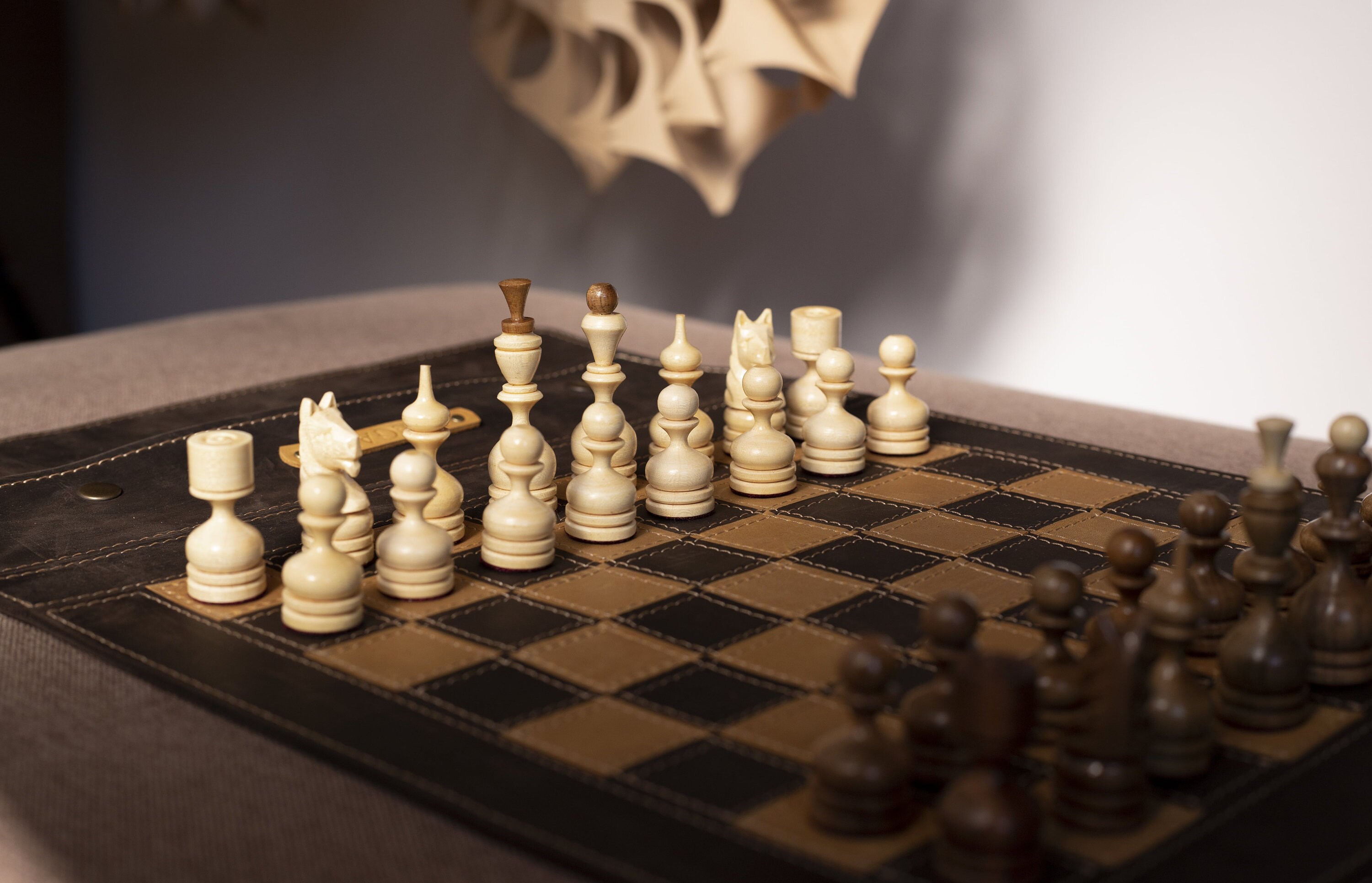 Luxury Chessboards Unique Leather Chess Board Set Leather - Etsy