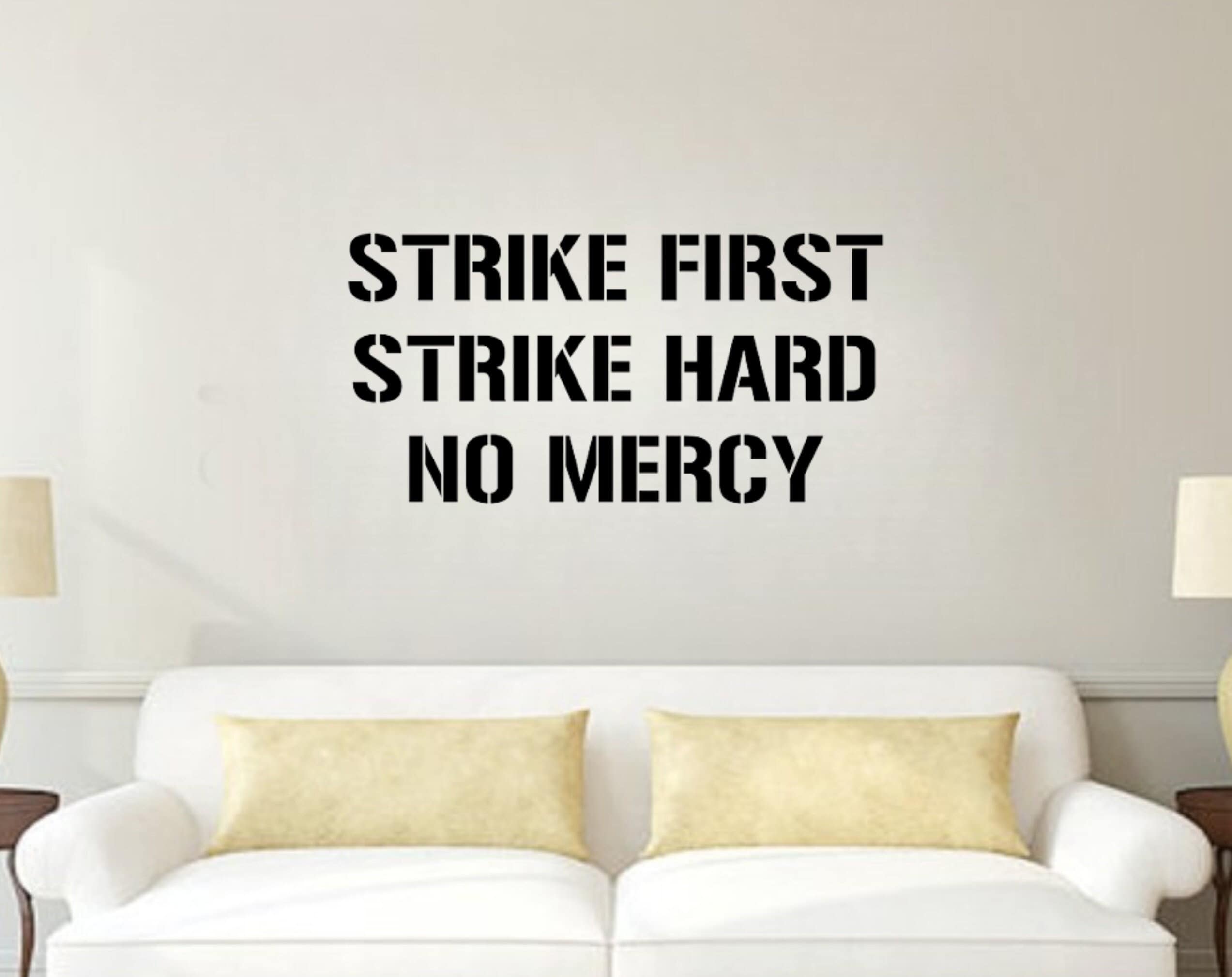 Vinyl Decal Sticker Cobra Kai Karate Kid Slogan Wall Art - Etsy UK