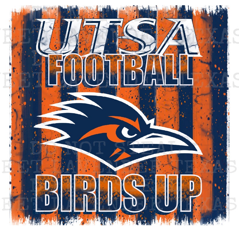 UTSA FOOTBALL SQUARE Png - Etsy