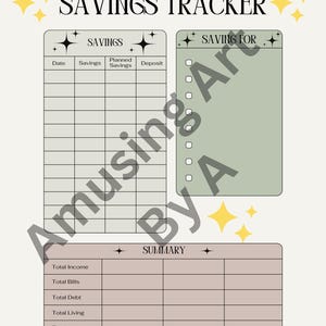 Digital and Printable Daily Planner for Budgeting, Exercising, Habit ...