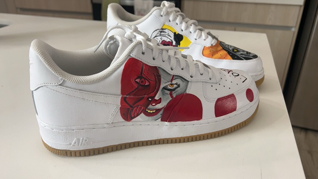 Horror Themed Air Force 1’s - Etsy