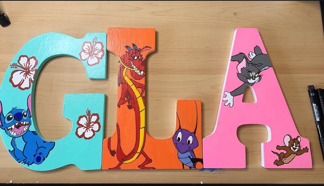 Custom Hand Painted Acrylic Letters - Etsy