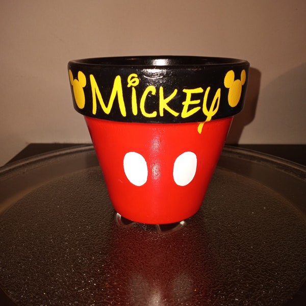 Mickey Mouse Planter - Etsy
