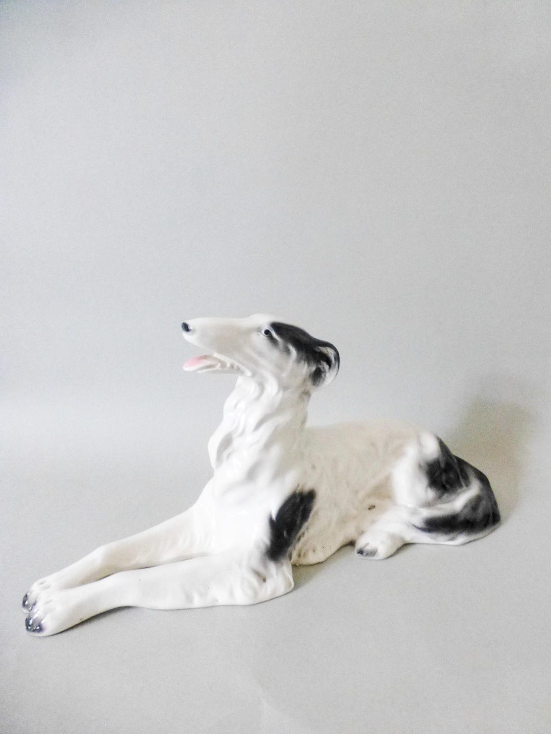 Antique Greyhound Porcelain Dog Figurine,large Greyhound Statue FREE ...