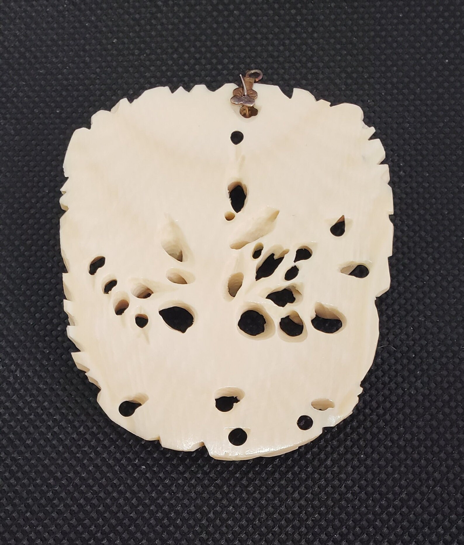 Phoenix and Flower Hand Carved Vintage Pendant 5030 - Etsy