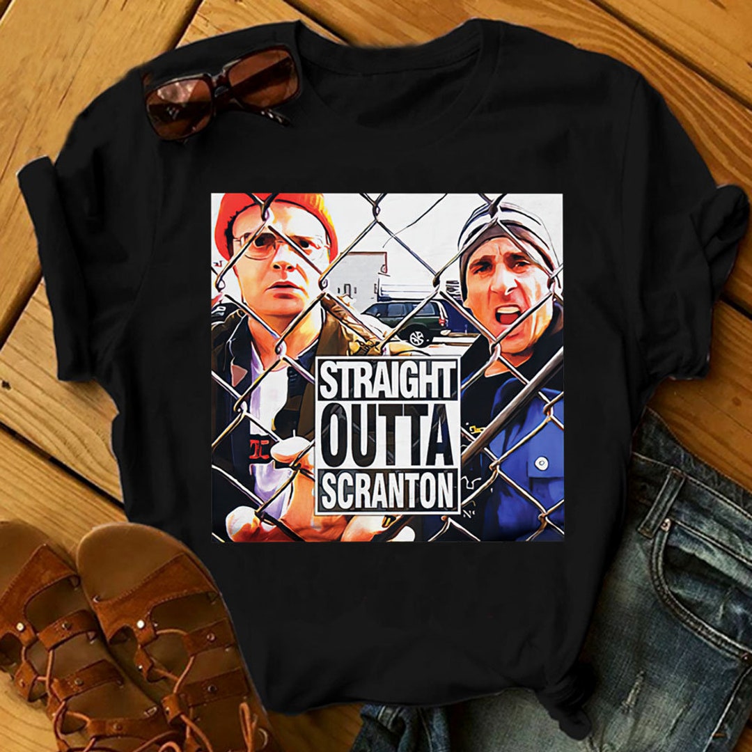 Straight Outta Scranton Shirt, the Office Shirt, the Office Gift, Lazy ...