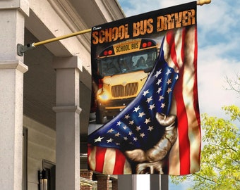 School Bus Flag Svg - Etsy